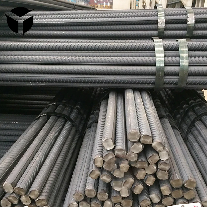Rods Steel Rebar, Deformed Steel Bar, Iron with Rib Fe 500 Steel Rebar Hrb400 Grade Dia 10mm ...