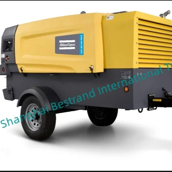 Atlas Copco Diesel Engine Portable Air Compressor X-air Plus 1100-25 ...