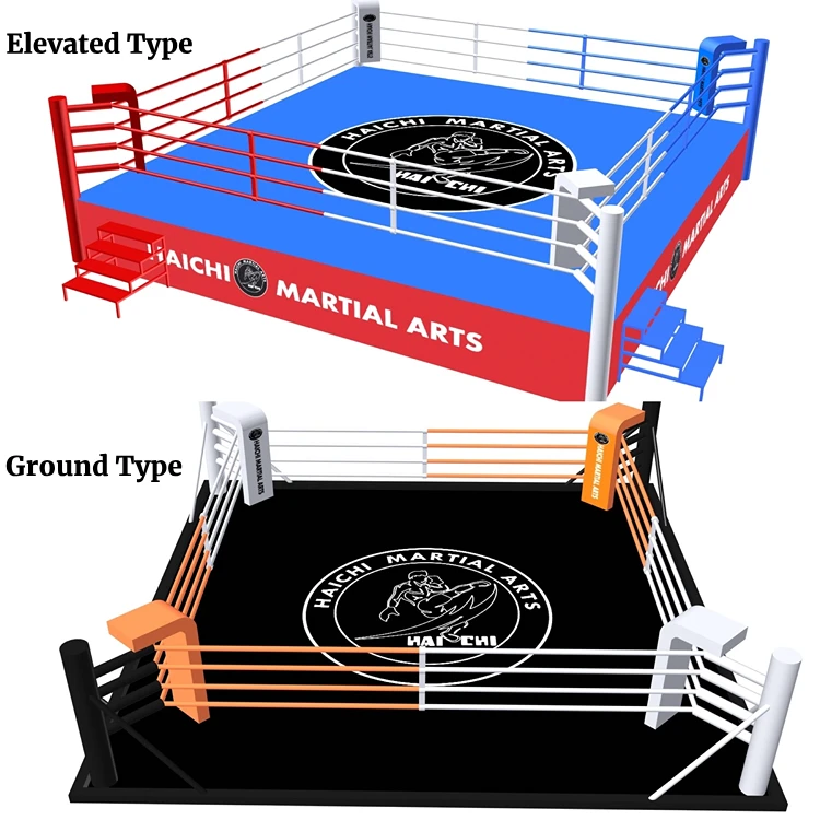 Durable Elevated MMA Boxing Ring for Competitions & OEM