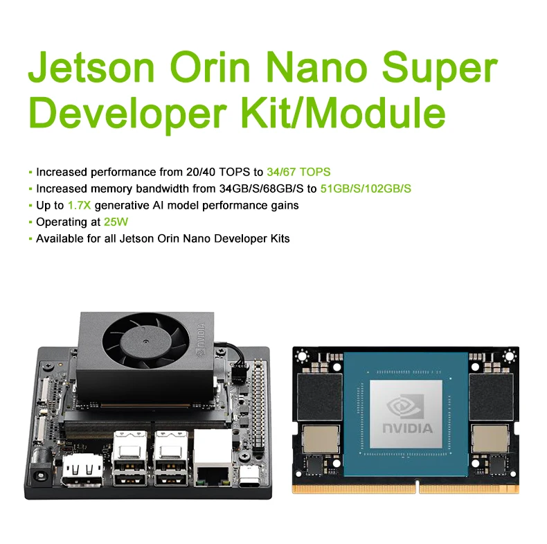 NVIDIA Jetson Orin Nano Super 8GB Development Kit Original Factory AI ...
