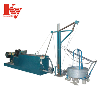 Galvanized Iron Staple Wire Drawing Flattening Machine For 8010 1010j ...