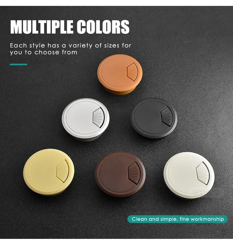 Toco 35mm Office Flexible Circular Desk Cabke Electric Bushings Hole ...