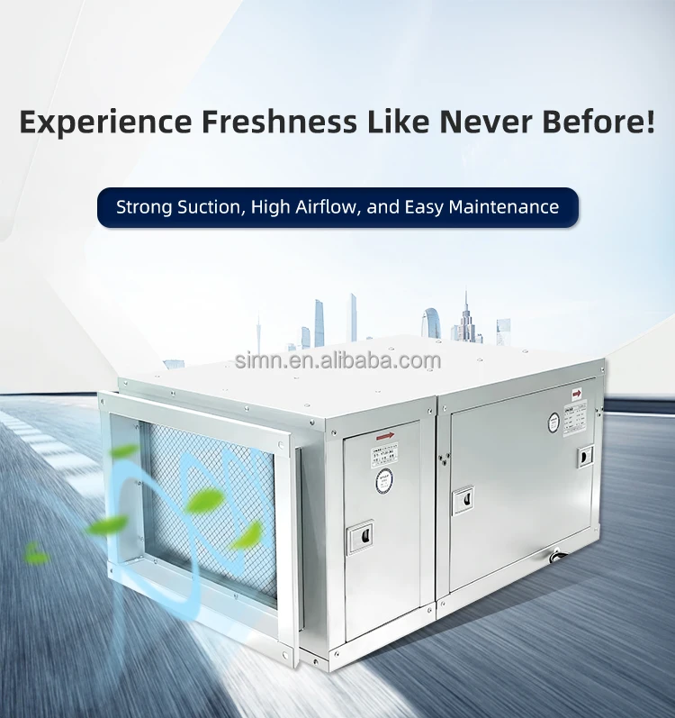 Long Lifespan Oblique Flow Filters Superior Fresh Air Exchange ...