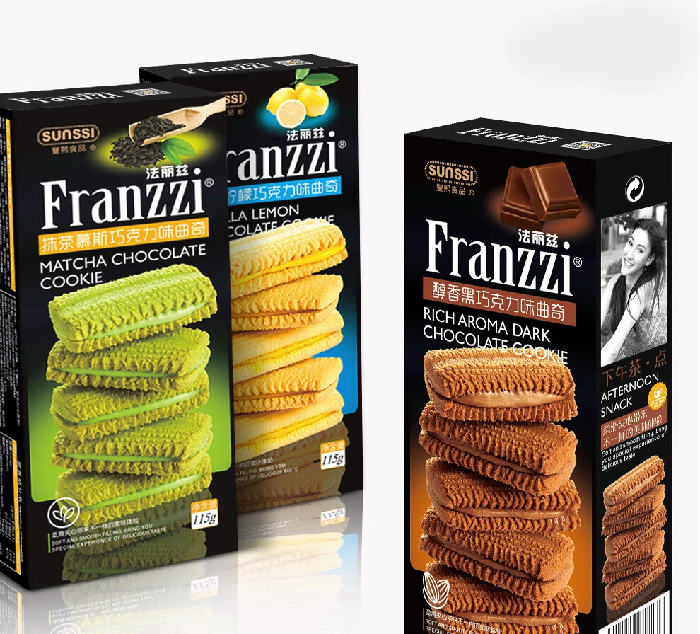 Franzzis Biscuits Mellow Dark Chocolate Matcha Yogurt Vanilla Cookie ...