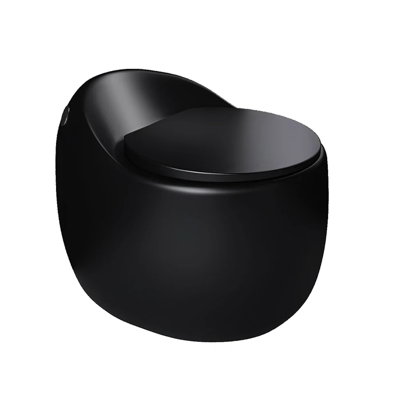 New Design Modern Toilet Bowl Bathroom Commode Matt Black Color Ceramic ...