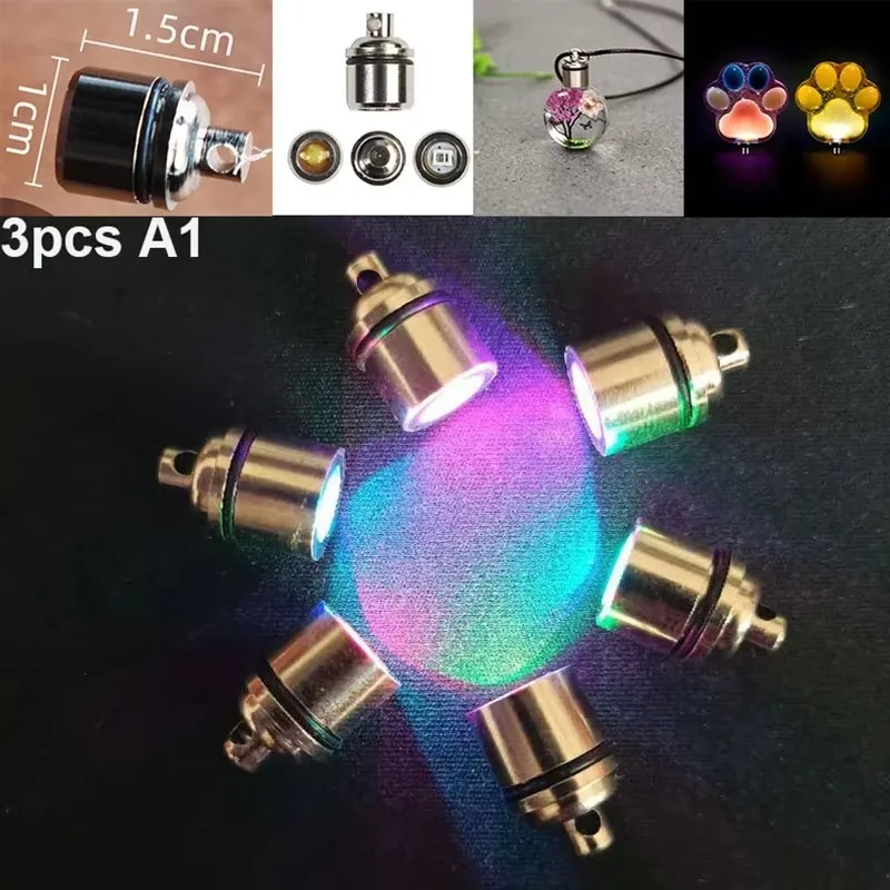 Mini LED Button Lights Little Battery Cordless Night Lighting Iron Kit ...