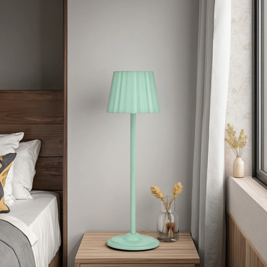 Modern Cordless Led Table Lamp Abs Shade Touch Control Rechargeable ...