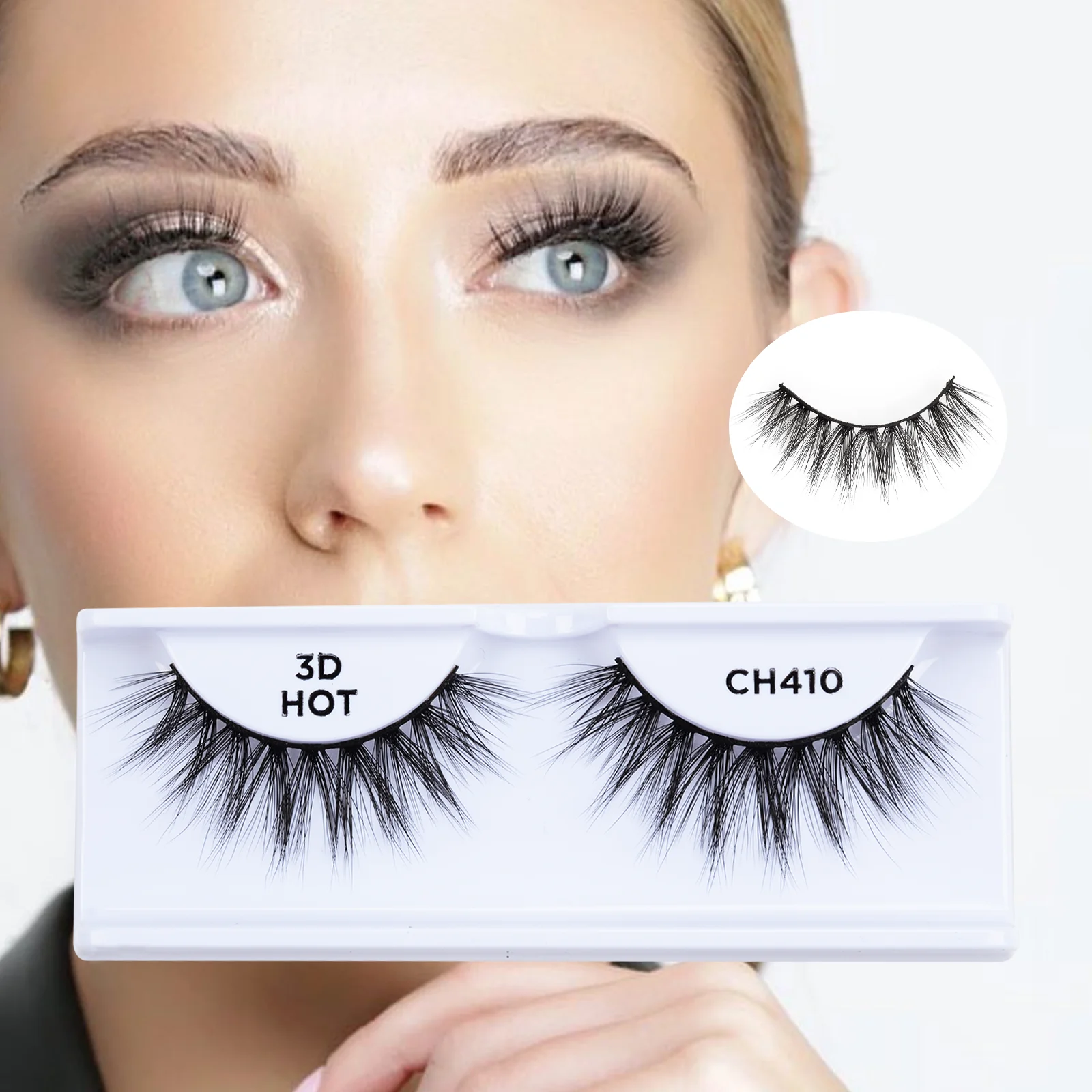 Russian Volume Lashes 3D Effect Soft Wispy Fluffy Plastic Synthetic ...