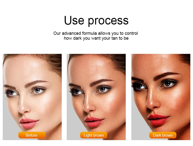 100ml Private Label Custom Logo Natural Accelerate Sun Self-tanning Gel ...