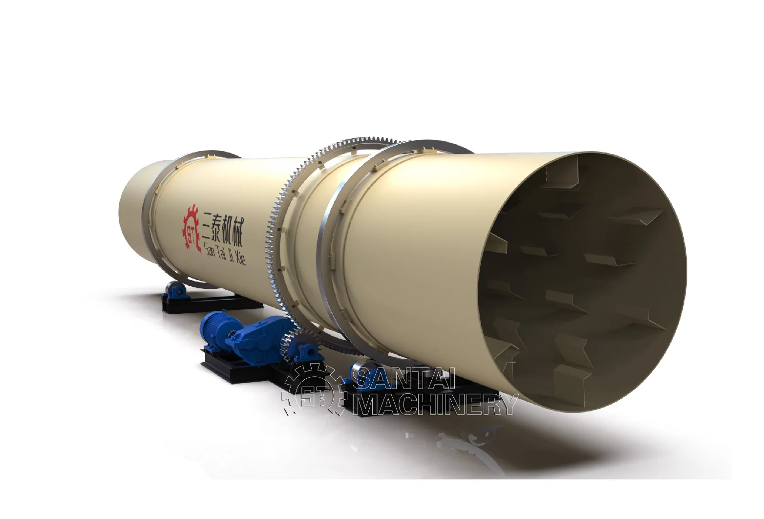 High Drying Strength River Sand Cement Sand Drum Drying Rotary Dryer ...