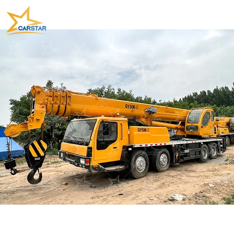 25 Tons Used Truck Crane Lift Boom with Cargo Crane Truck
