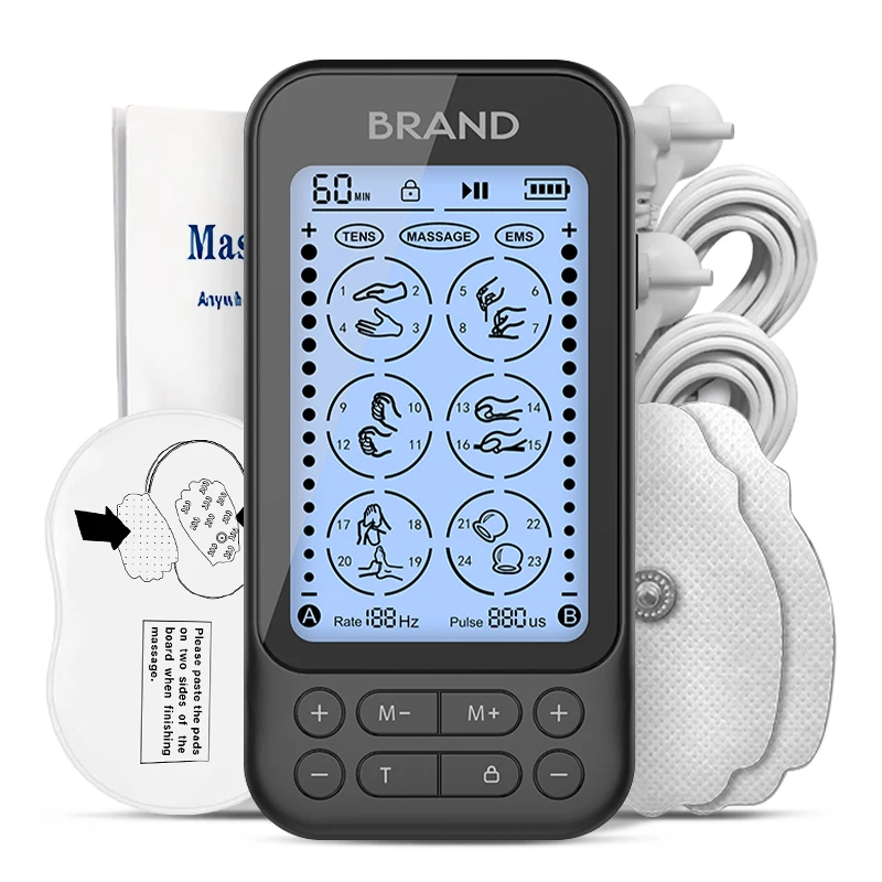 Tens Unit Digital Tens Ems Muscle Stimulator Physical Therapy ...
