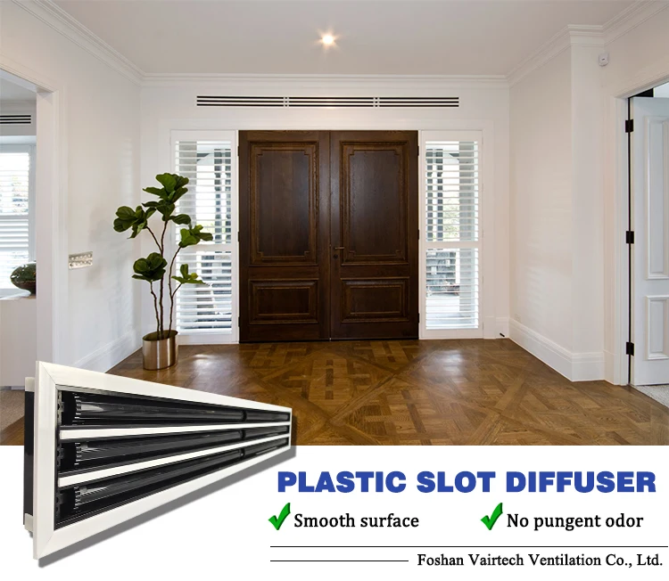 Air Conditioning HVAC - Adjustable Ceiling Plastic Grille