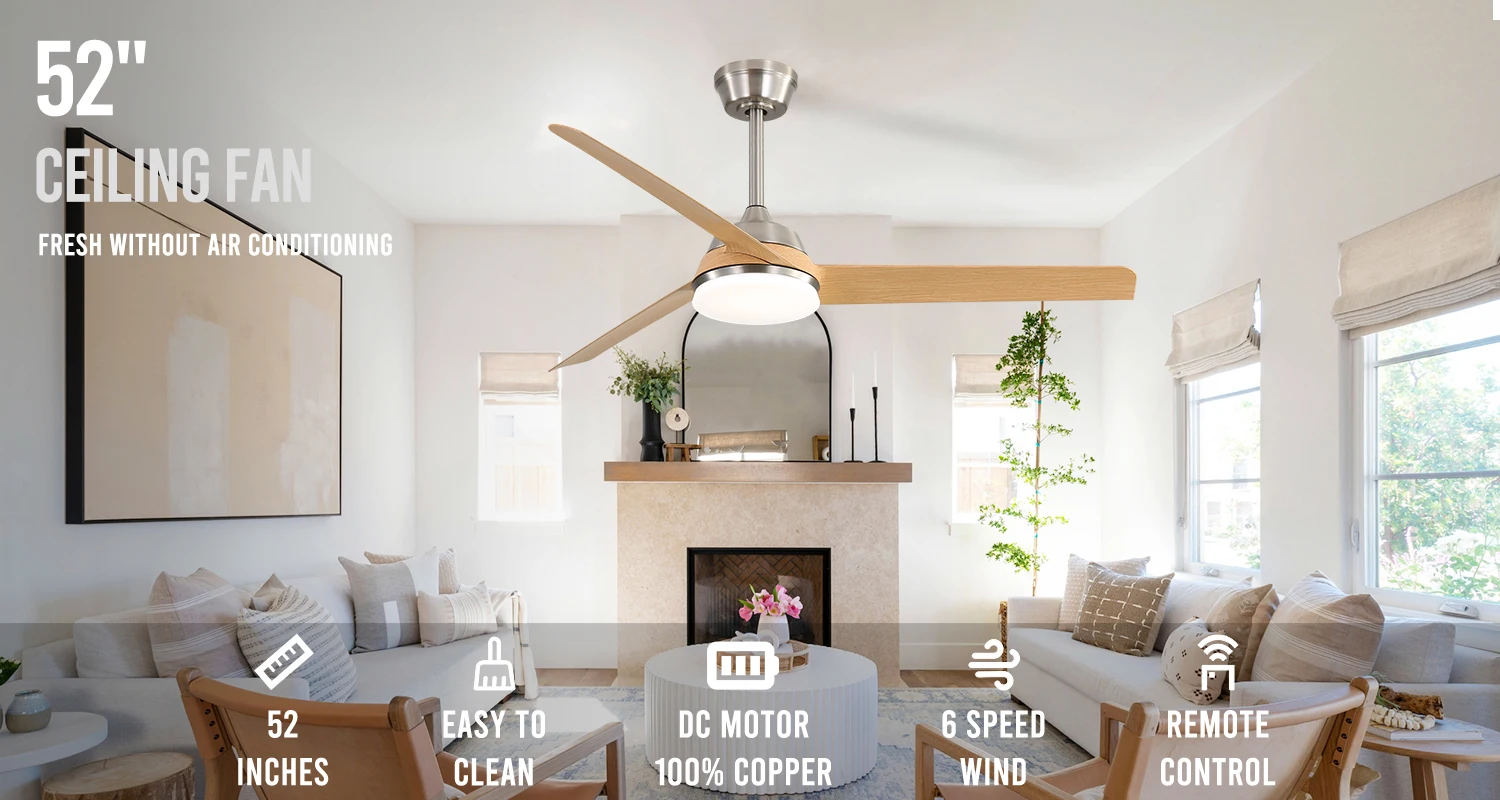 KBS Modern Smart Ceiling Fan - Efficient Warehouse Ventilation