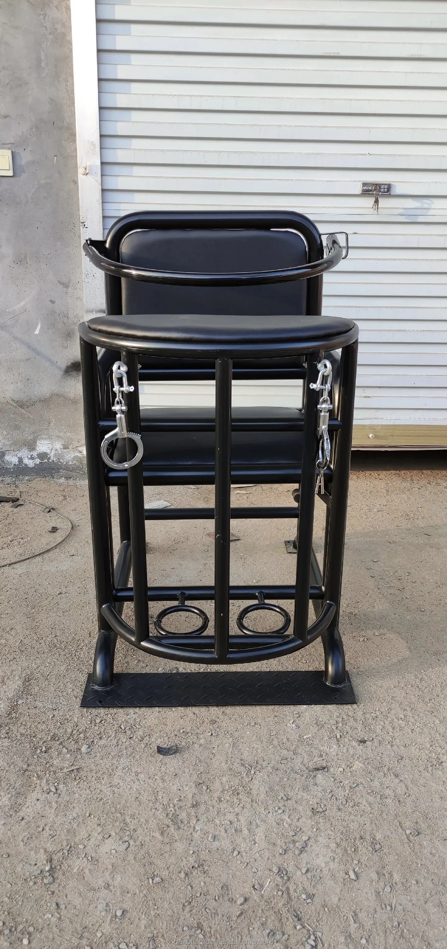 Prison Stainless Steel Interrogation Restraint Chair Manufacturer - Buy ...