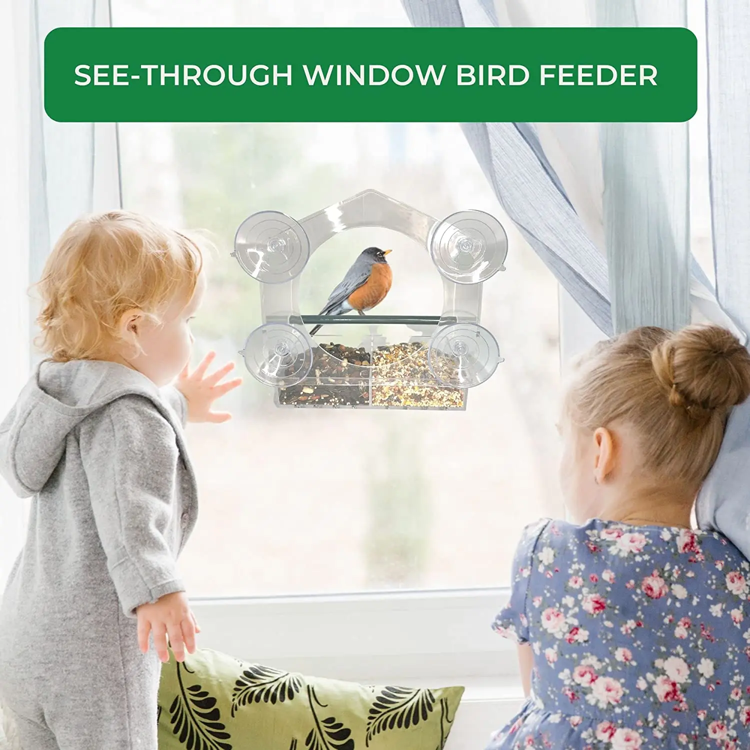 Top Quality Outdoor Wild Bird Feeding Station Strong Suction Cups ...