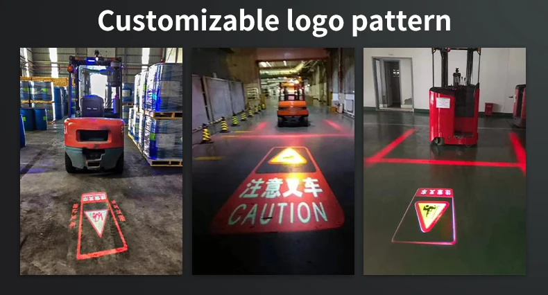 Customized Virtual Sign Projection Lamp Caution Warehouse Projector ...