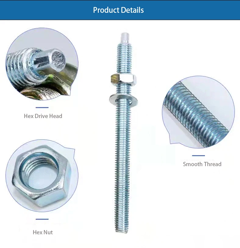 Wholesale Anchoring Chemical M8 M24 Stainless Steel 304 Glass Capsule ...