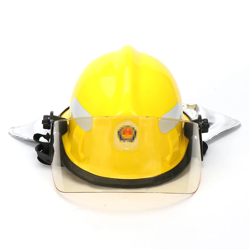 Ccc Approval Standard Yellow Color Firefighting Rescue Fire Helmet ...