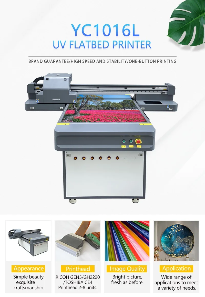 NTEK Digital Flatbed UV Printer with Ricoh Printhead - A Versatile ...