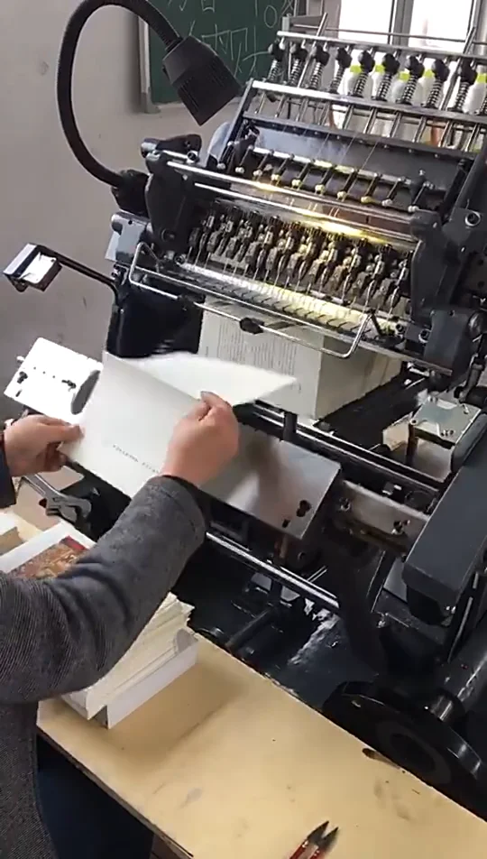 High Quality Manual Paper Sewing Machine Electric Book Binding Machine ...