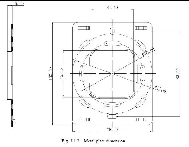 GVS KNX Smart Home 5 Inch KNX Touch Screen Panel Control V50
