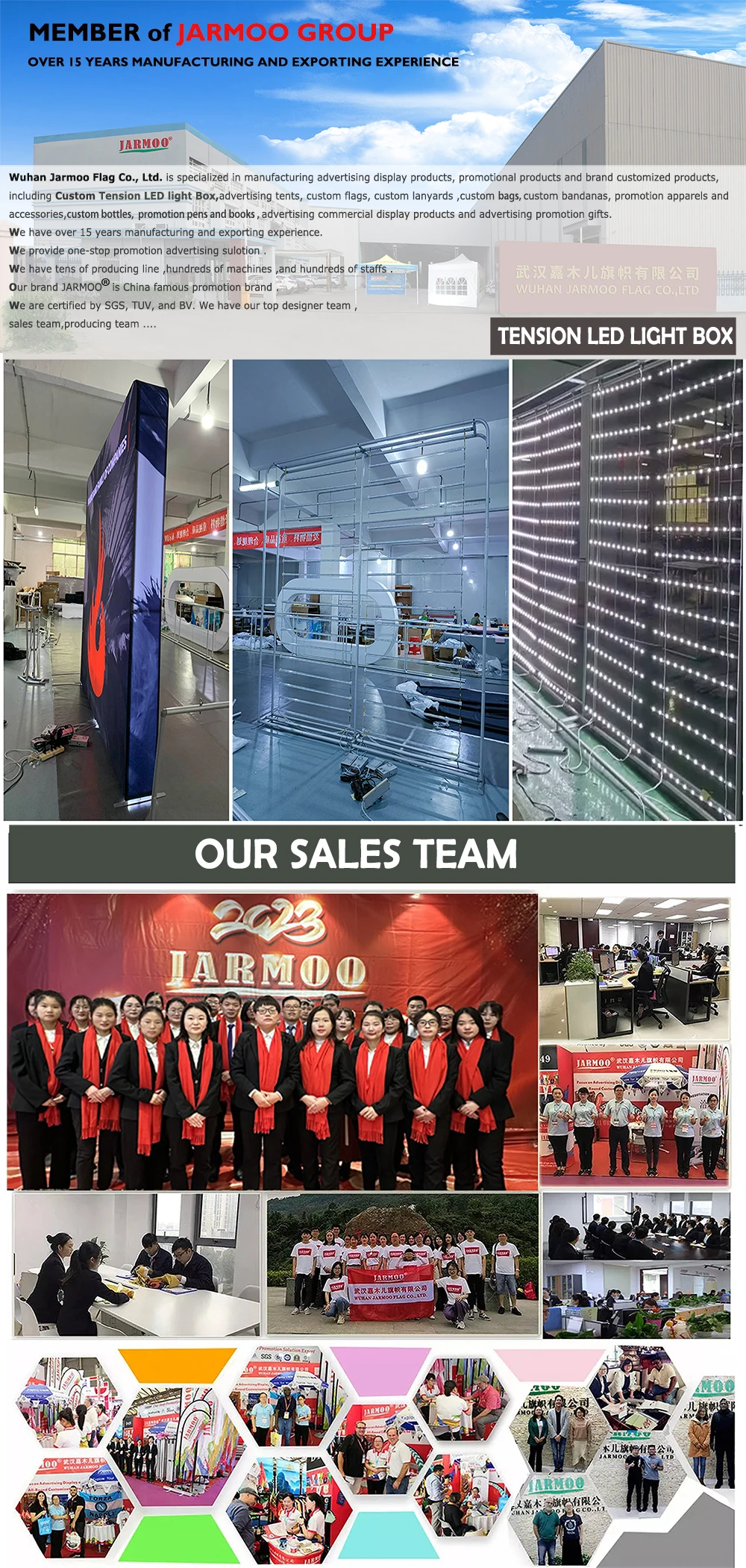 LED Backlit Portable Exhibition Booth - JARMOO Sign Light Box