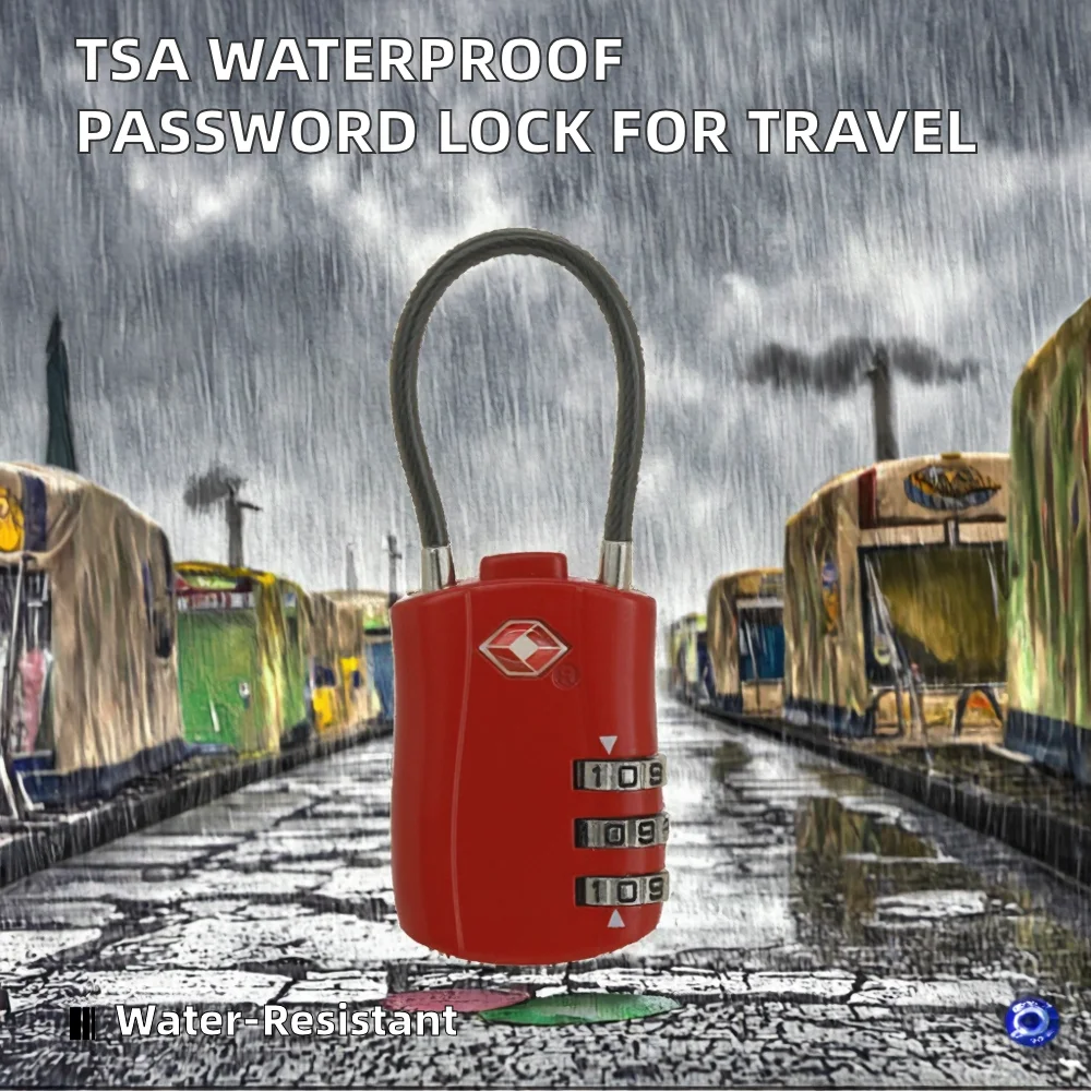 Weather Resistant Combination Padlock for Trucking and Logistics Use ...