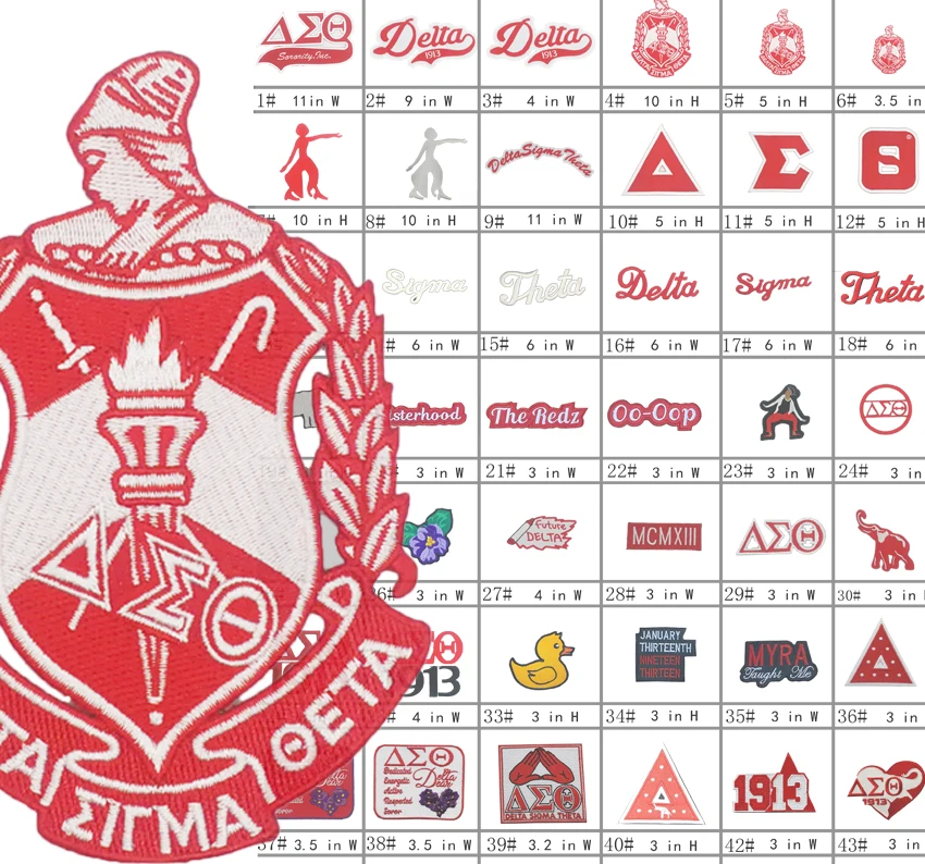 Custom pink and Green Sorority Fraternity Intl Iron on Patches Sorority ...