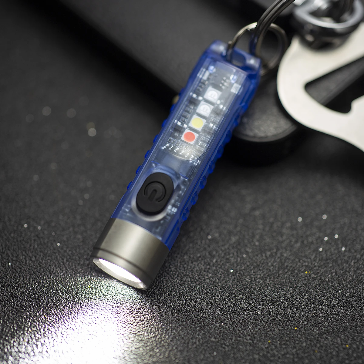 New S11 Mini Flashlight Keychain USB-C Fast Charge Emergency Lighting ...