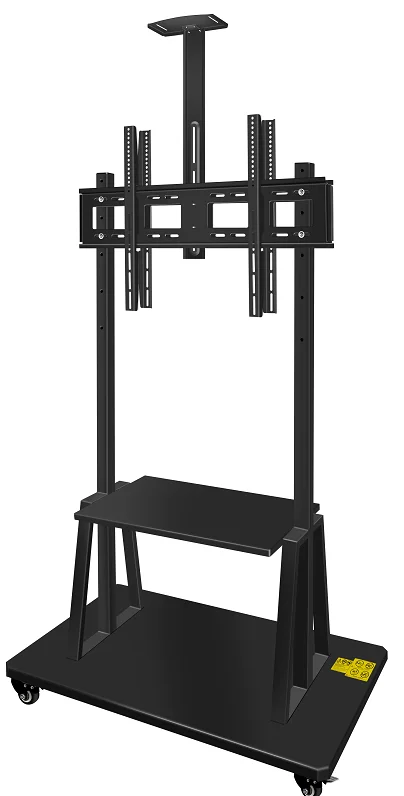 Mobile Motorized Tv Lift Floor Stands Rolling Tv Carts For Living Room ...