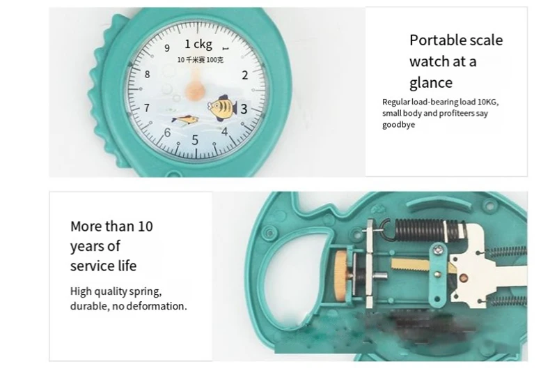 5kg Portable Abs Spring Scales Mini Home Travel Weighing Device For ...