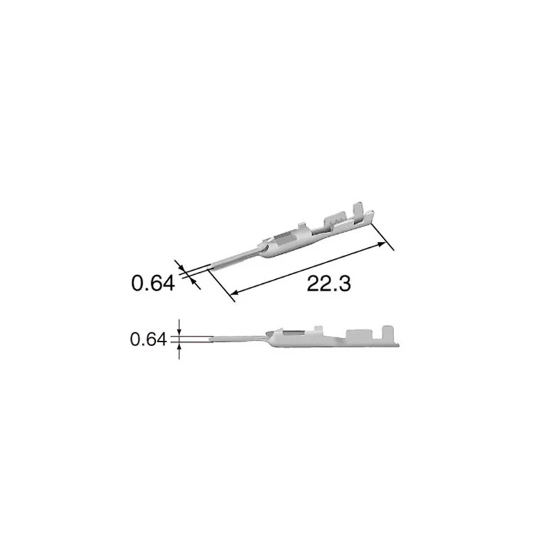 Automotive Wiring Harness Contact 8240-4892 090 Series 2.3mm Female ...