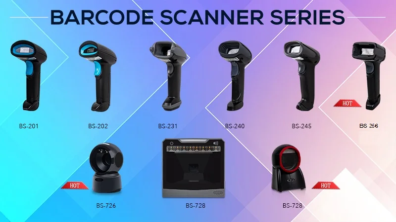 BS-256 Handheld QR Code Scanner - Efficient Barcode Scanning