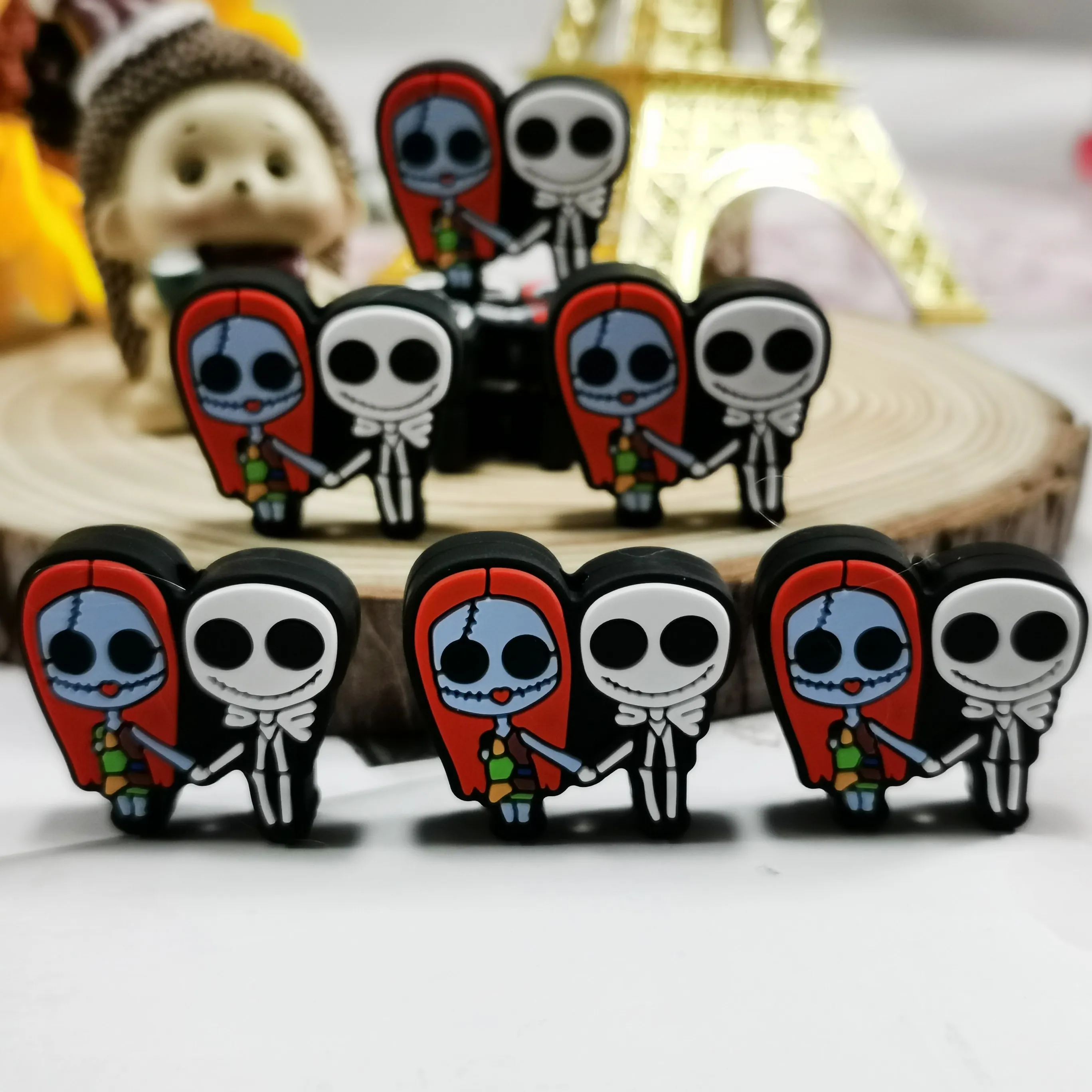 New Design Ghost Soothing Baby Teething Chewing Toys Pacifier Chain ...