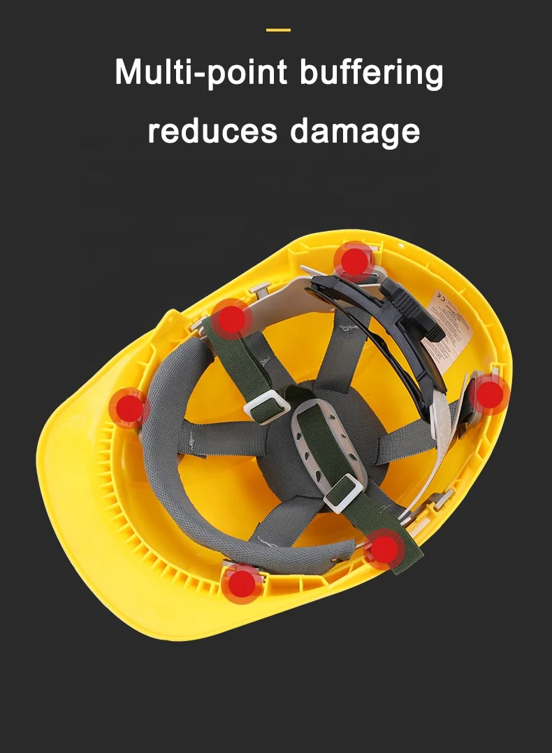 CE and ANSI Class E 20KV Insulation Electrician Safety Helmet
