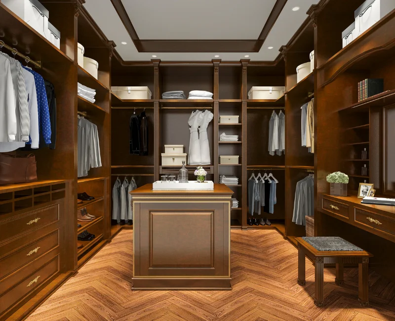 Modern Modular Bedroom Wardrobe Custom Glass Aluminium Closet Set ...