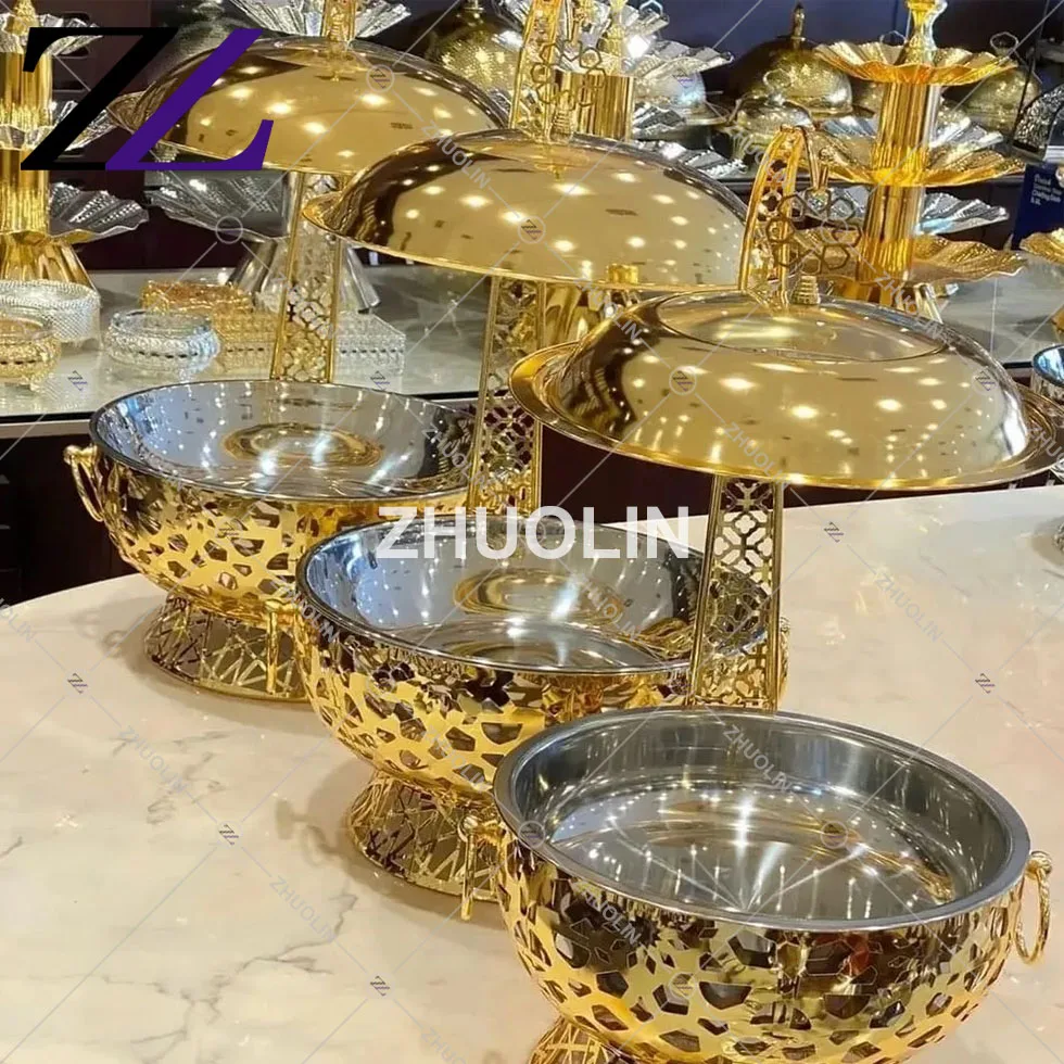 Arabic Food Buffet - Elegant Chafing Dishes for Catering