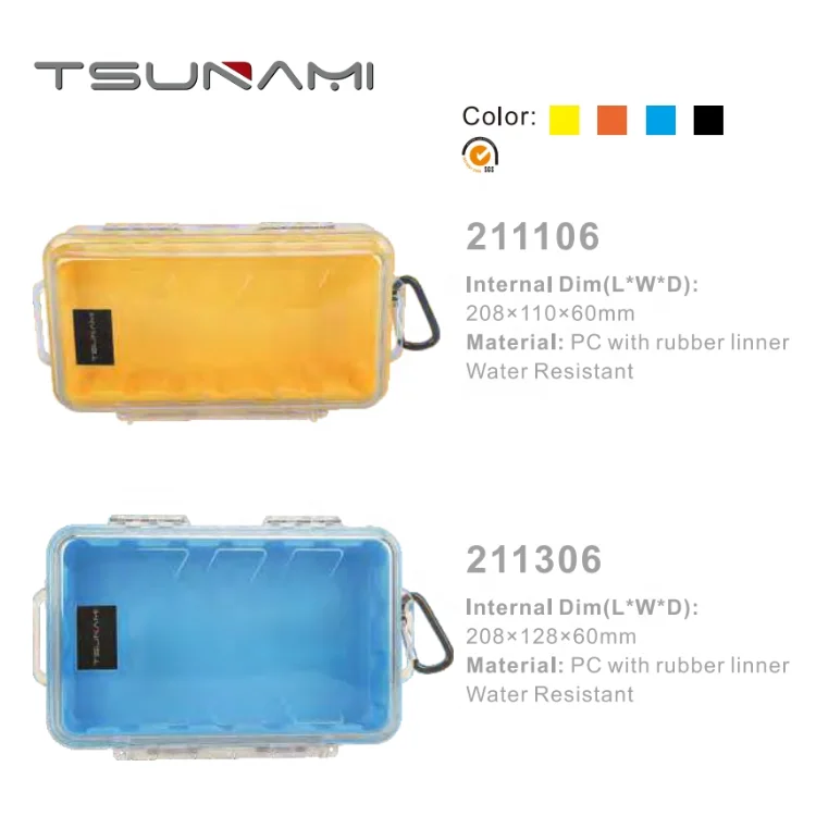Plastic Waterproof Dry Box Watertight Box 130904 Mini Hard Case Outdoor ...