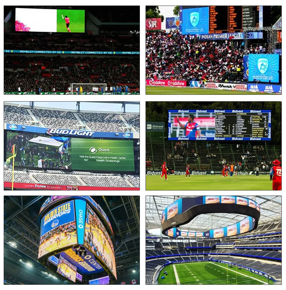 Giant Outdoor Football Stadium Perimeter Led Screen Perimeter Stadium ...