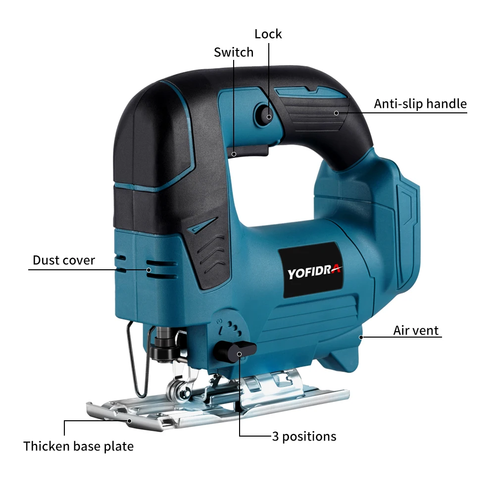 20V Electric Jig Saw with 1 Saw Blade for Makita 18V Battery
