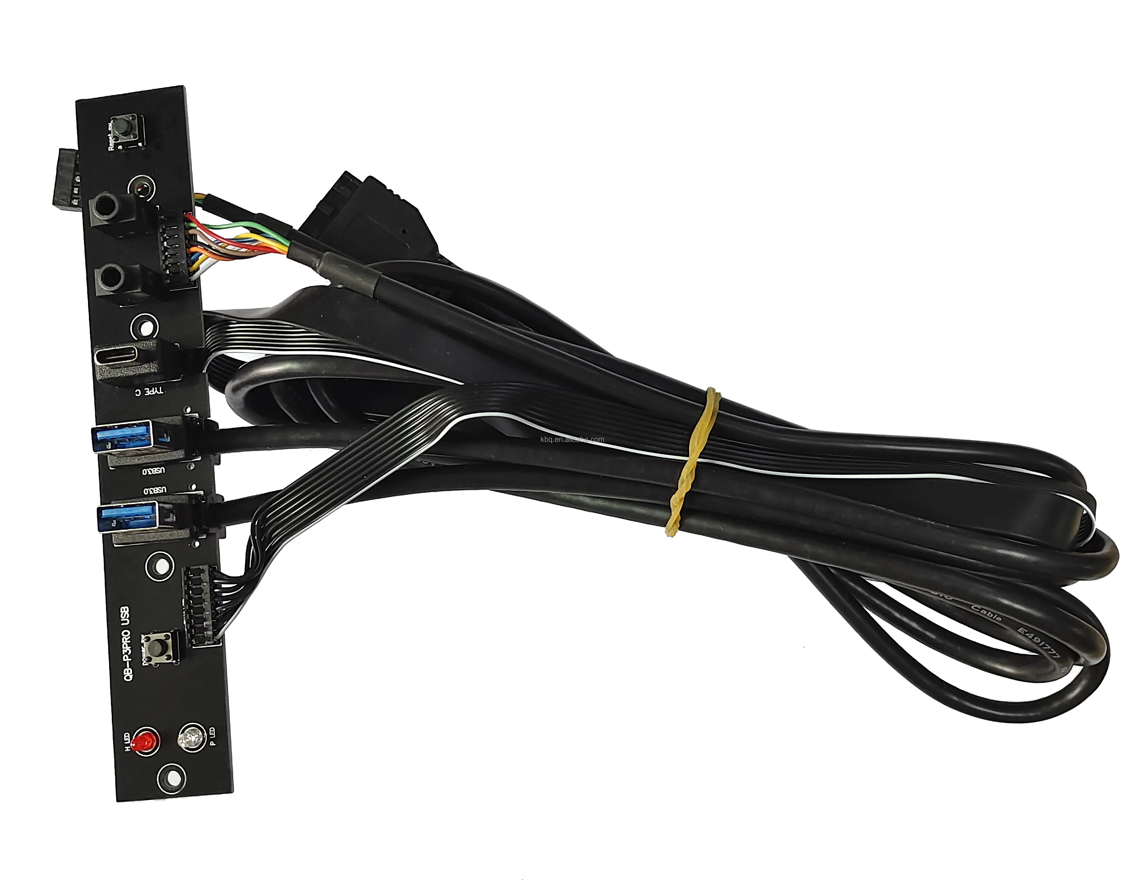 电脑机箱前面板电缆双USB 3.0 + USB3.1音频端口麦克风耳机电缆主板电缆| Alibaba.com