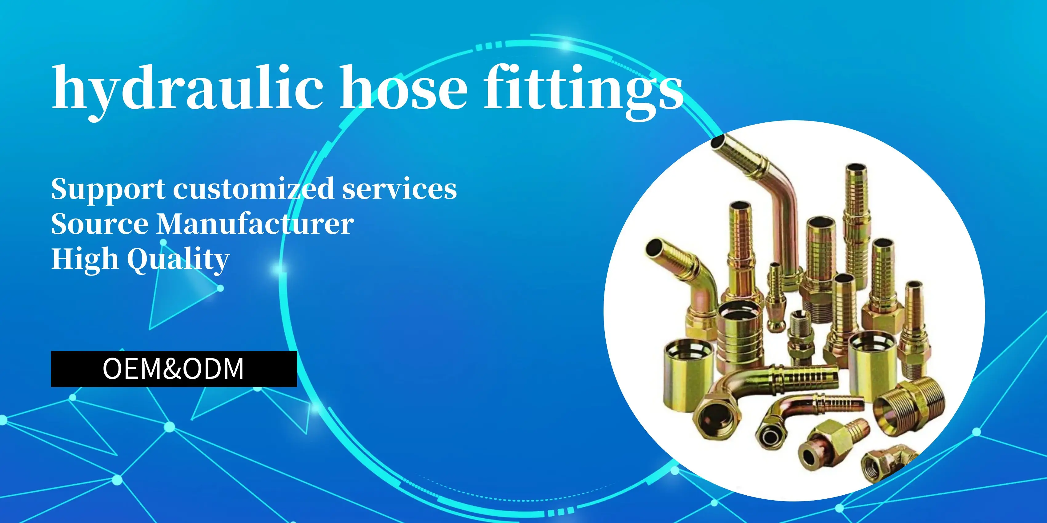 Customized Hydraulic Hose Fitting Straight-through Hydraulic Joint Mine ...