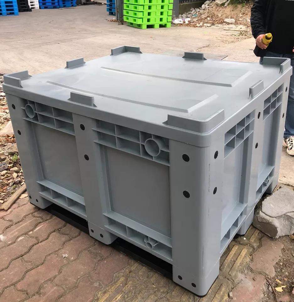 PP/HDPE Plastic Storage Shg Logistics Transportation Plastic Crate Box ...