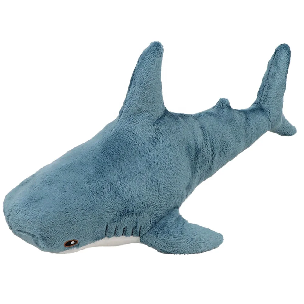 16.93in Giant Shark Stuffed Animal Soft Squishy Shark Toys Chubby Shark ...