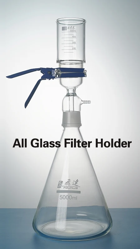 Laboratory 2000ml Solvent Filter Vacuum Suction Filter Sand Core ...