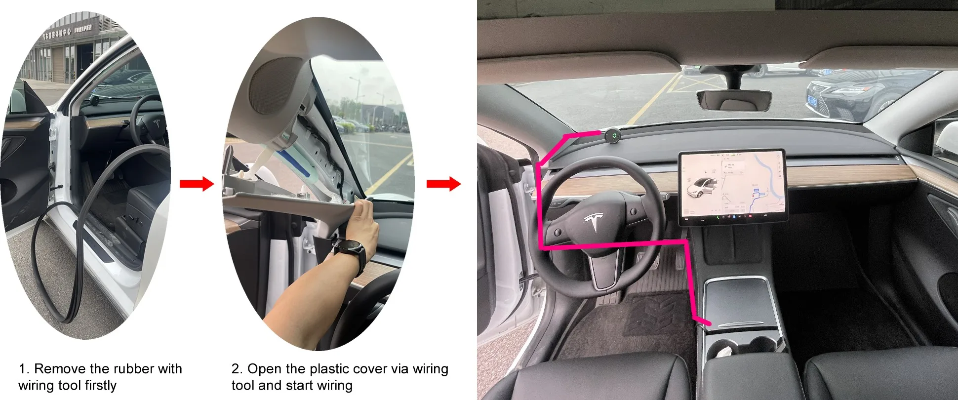Tesla Model Y GPS Speedometer Heads up Display HUD for All Cars