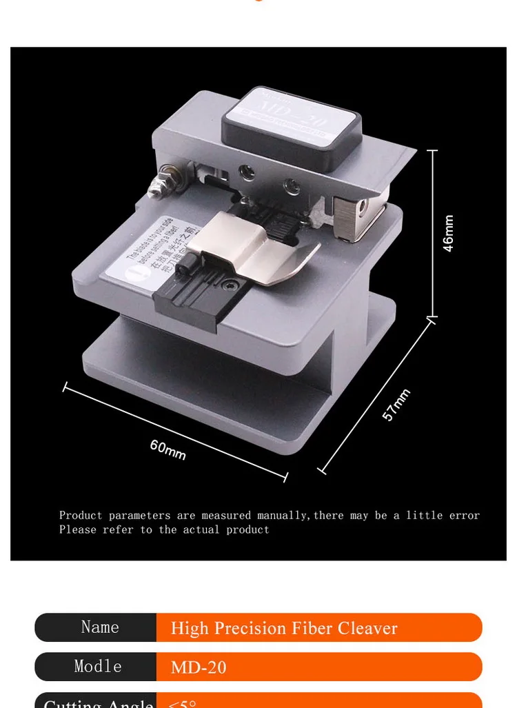 High Quality Md-20 Cutter Optical Fiber Cleaver Fiber Cutter Md-20 ...