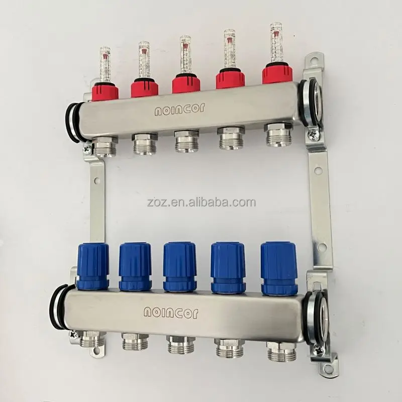 Underfloor Heating Manifold,5 Port Manifolds For Floor Heating Systems ...