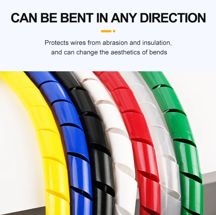 Bundle Wire Finishing Spiral Protective Sleeve High And Low Voltage ...